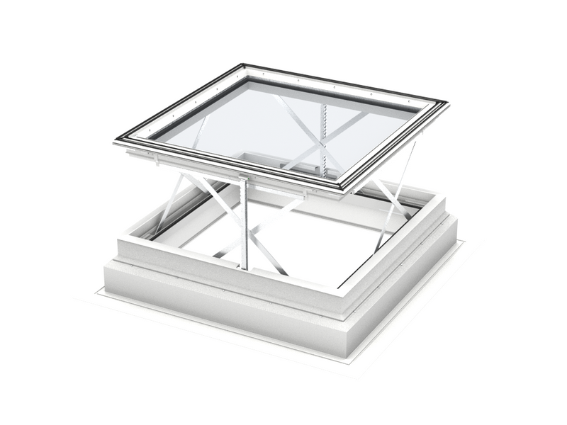 Okno do dachu płaskiego VELUX CSP 120120 1073Q 120x120 oddymiające ...