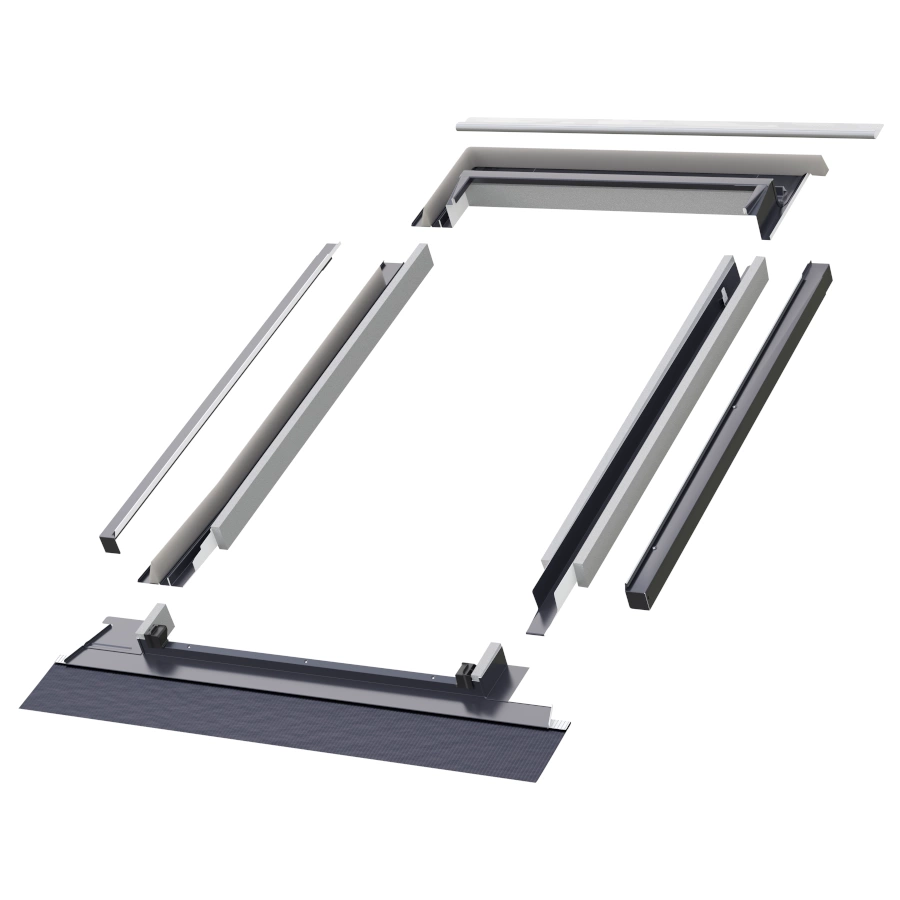 Kołnierz do okna dachowego Fakro EZV-AT AX01 RAL 7016 78x255 kombi ...